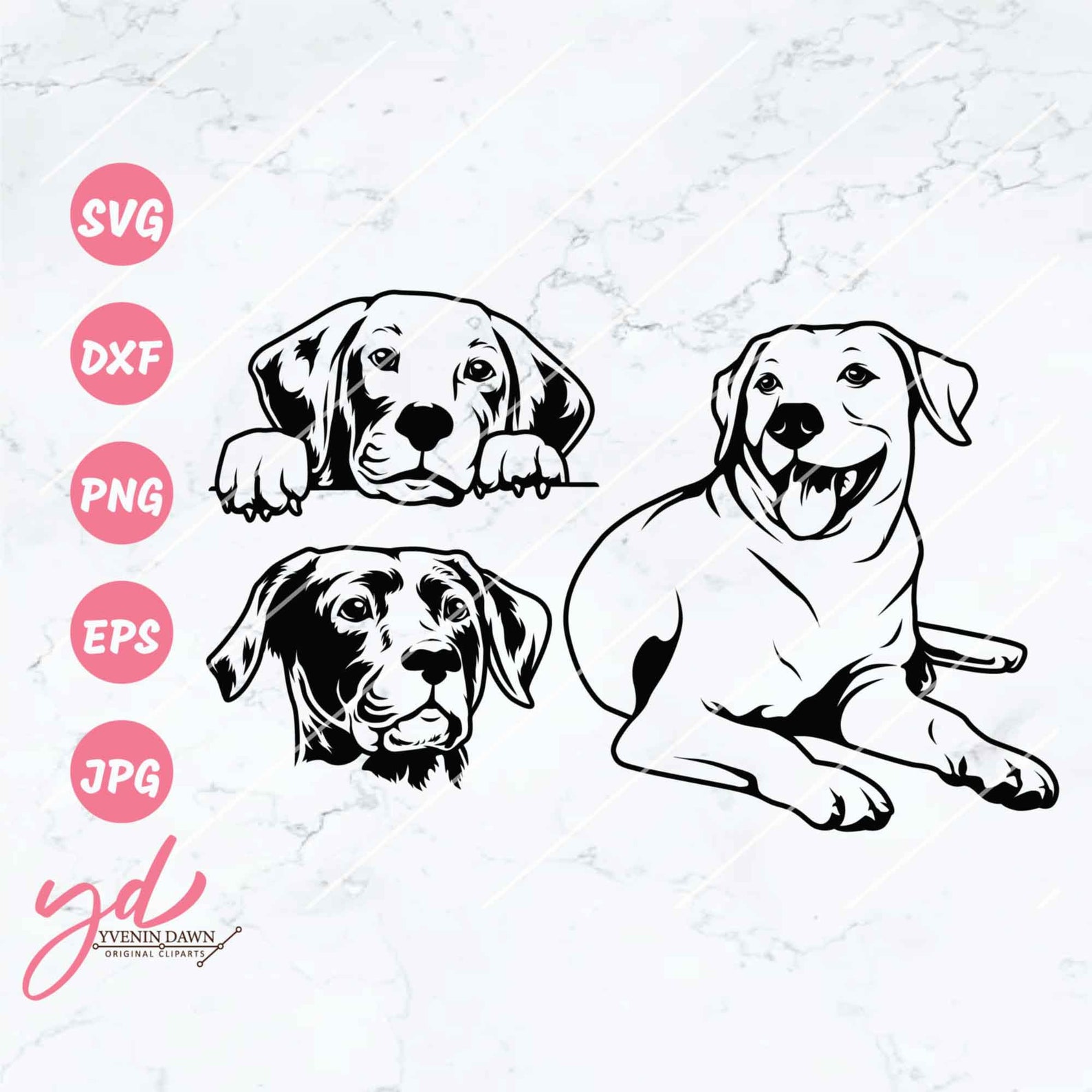 Labrador Svg Peeking Labrador Svg Black Labrador Svg - Etsy