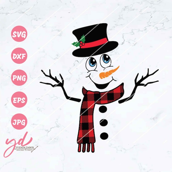 Snowman Svg Cute Snowman Svg Christmas Svg Snowman Boy | Etsy