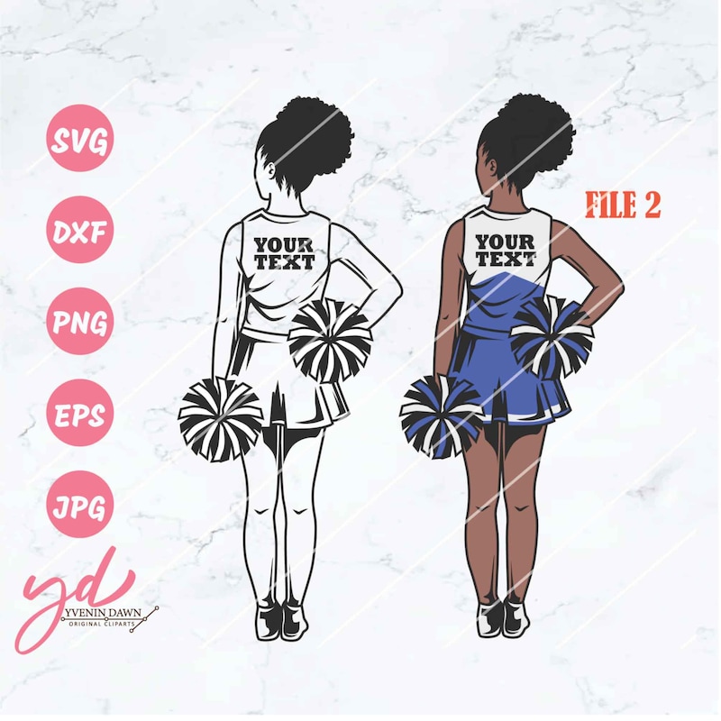 Cheerleading Svg - Etsy