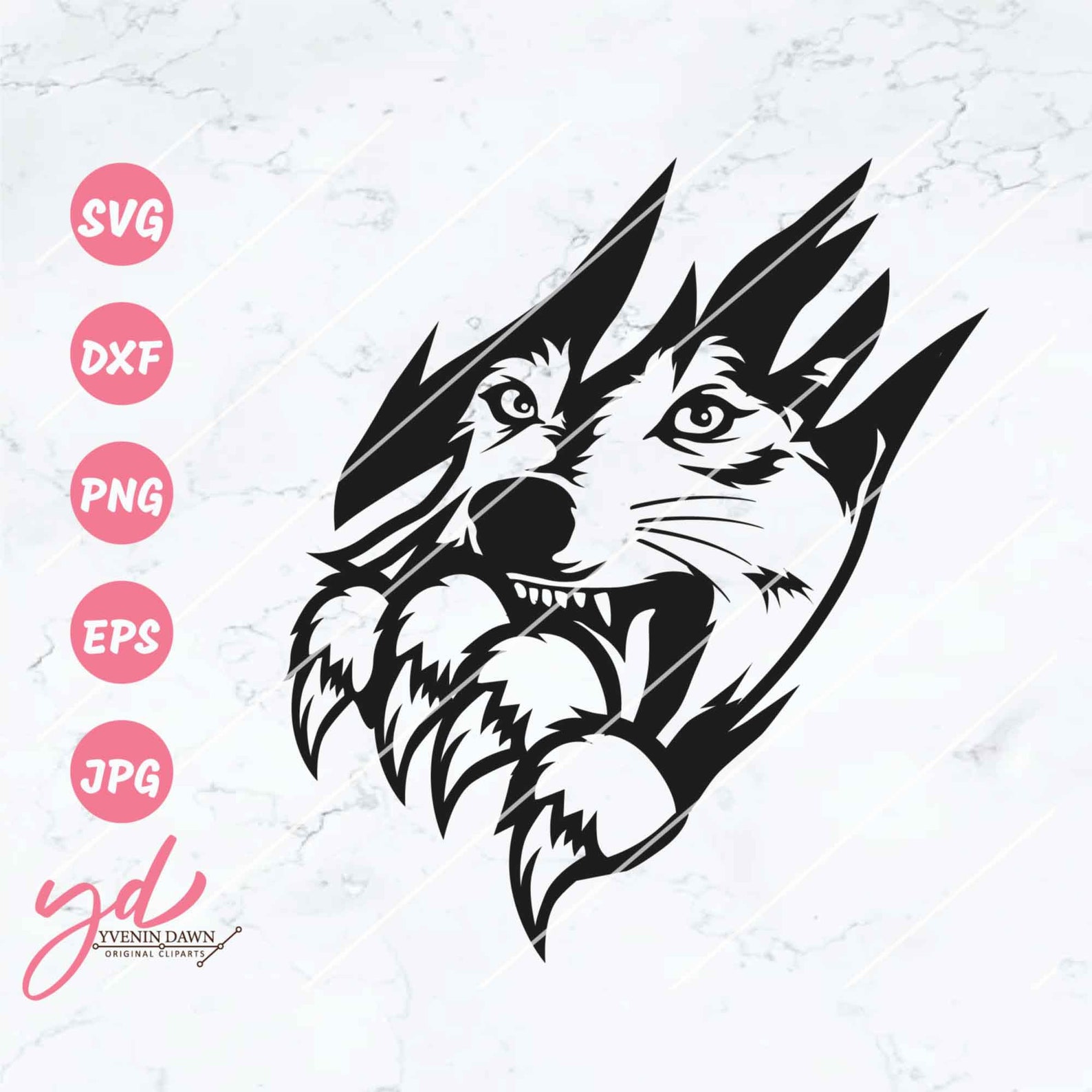 Wolf Scratch Svg Claw Scratch Svg Wolf Claw Svg Wolf Svg - Etsy