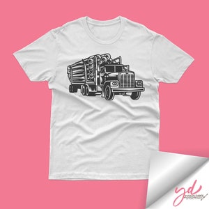 Logging Truck Svg Png | Logger Svg | Log Truck Svg | Truck Svg | Log ...