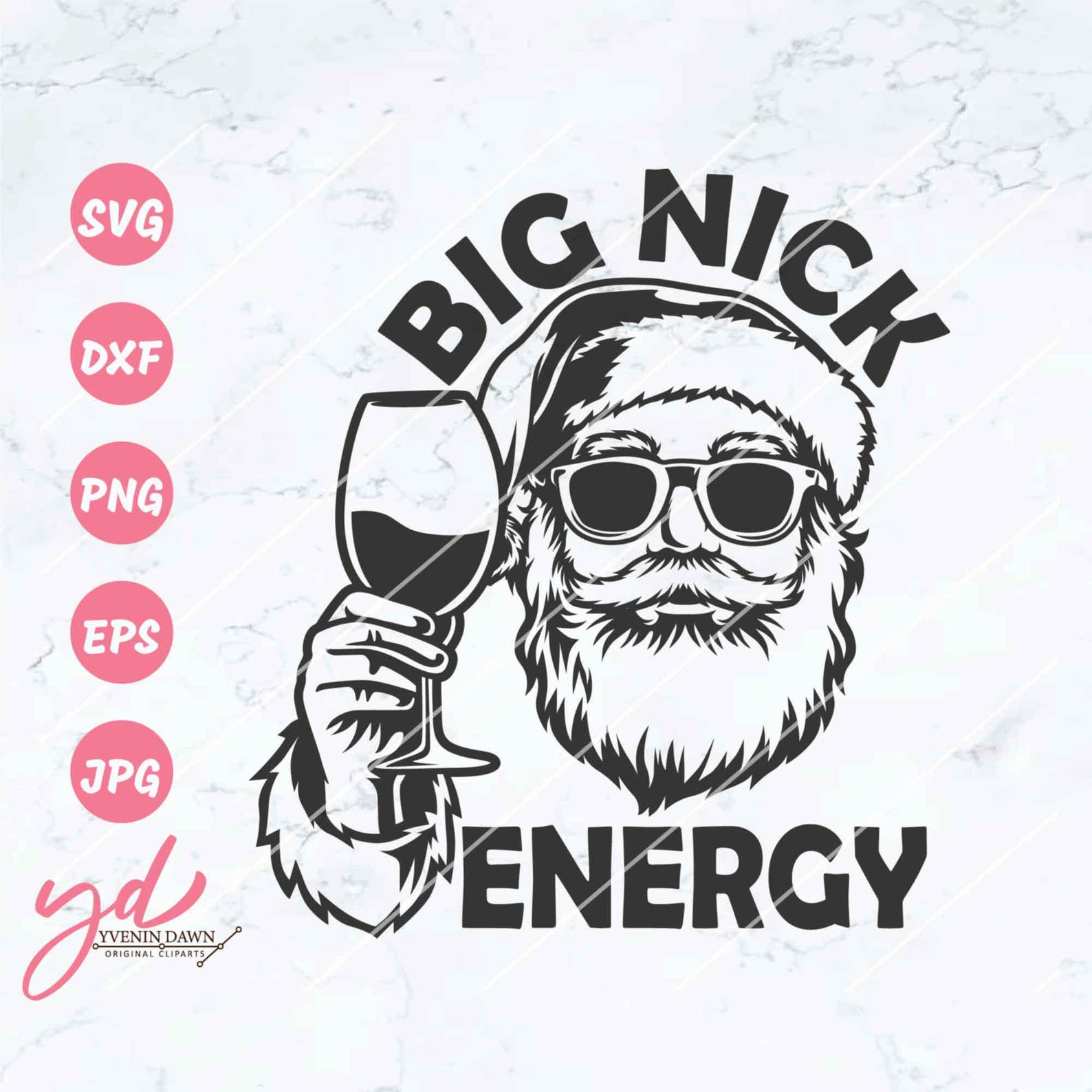 Big Nick Energy Svg | Santa Claus Svg | Santa Svg | Christmas Svg ...