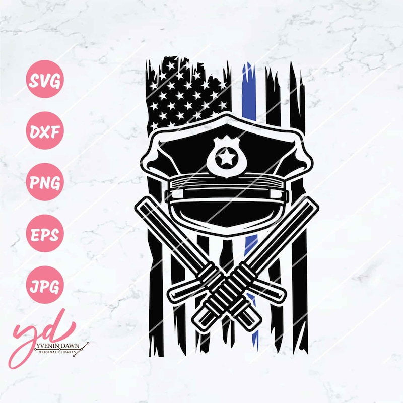 Police Svg - Etsy
