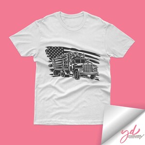 US Logging Truck Svg Png | Trucker Svg | US Logging Svg | US Truck ...