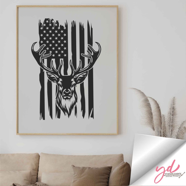 Us Buck Head Svg Deer Hunting Svg Deer Head Svg Deer - Etsy