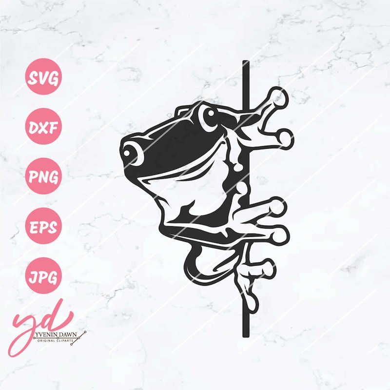 Frog Svg - Etsy