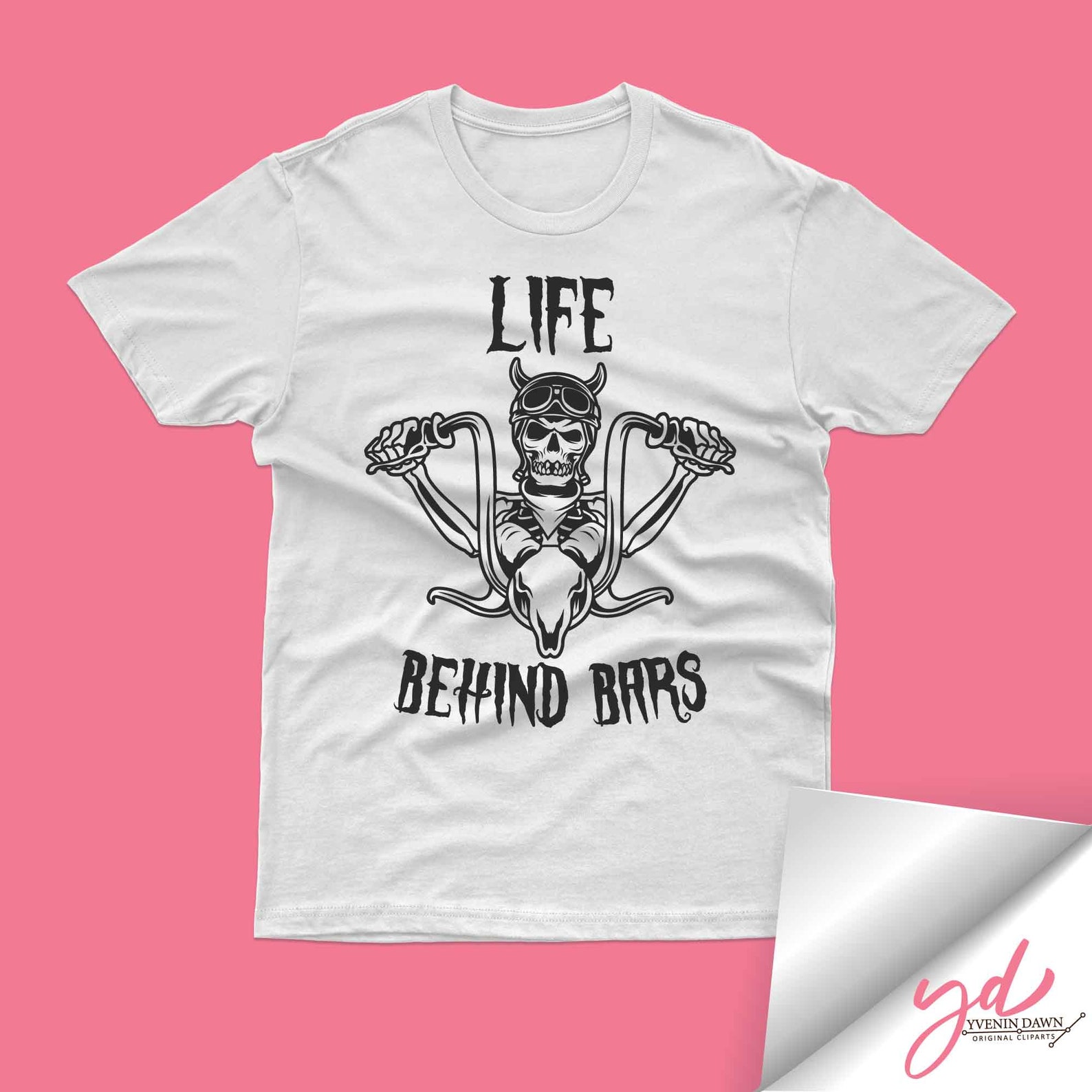 Skeleton Life Behind Bars Svg Skeleton Driving Motorcycle - Etsy
