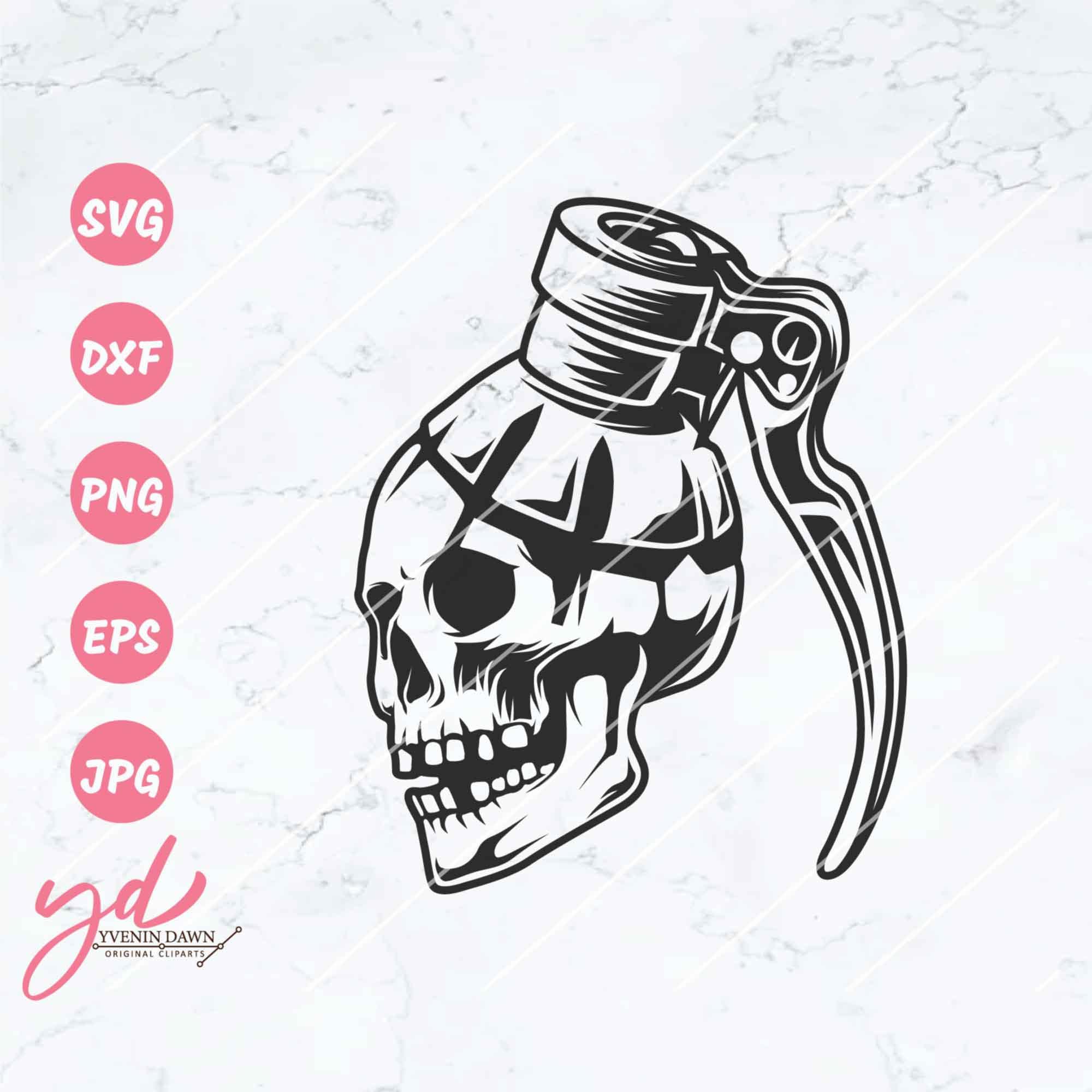 Skull Grenade Svg Png Skull Svg Human Skull Svg Bomb Svg - Etsy Australia