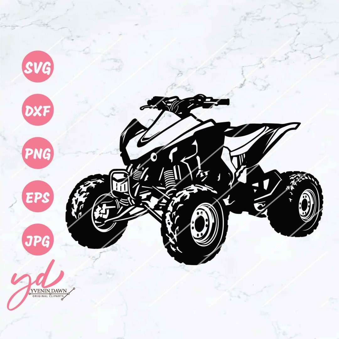 Atv Svg | Atv Riding Svg | Off-road ATV | Atv Owner Svg | 4 Wheeler Atv ...