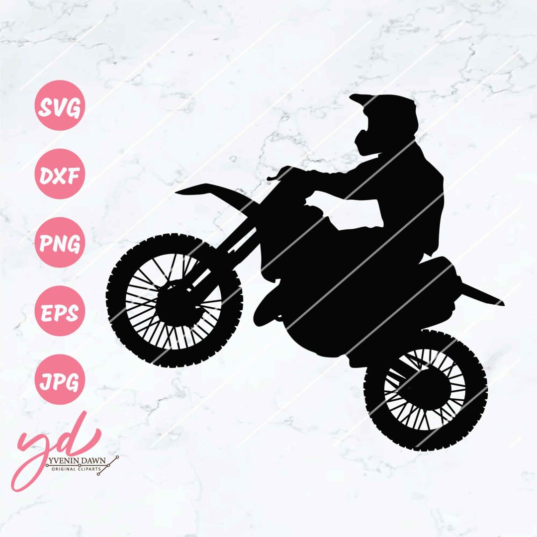 Motocross Svg | Motorcycle Svg | Dirt Bike Svg | Racing Svg | Biker Svg ...