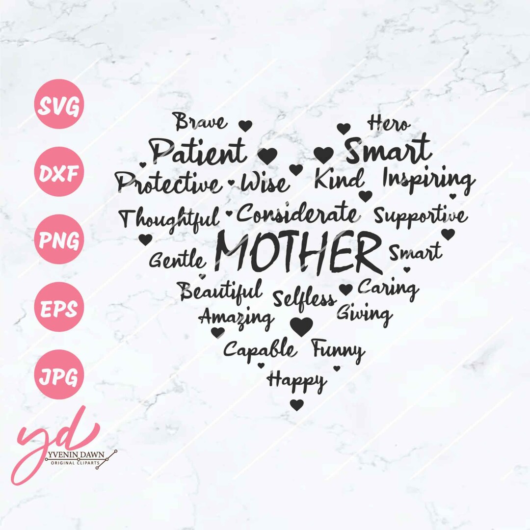 Mère Svg PNG Bonne fête des mères Svg Maman maman maman Svg Fête des ...