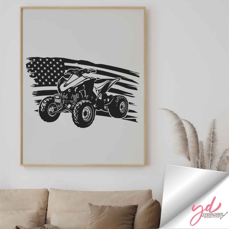 US Atv Svg USA Flag Atv Atv Svg Atv Riding Svg Atv - Etsy