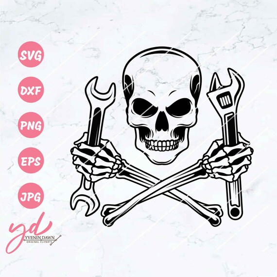 Skull Mechanic Svg Mechanic Svg Mechanic Shirt Mechanic - Etsy