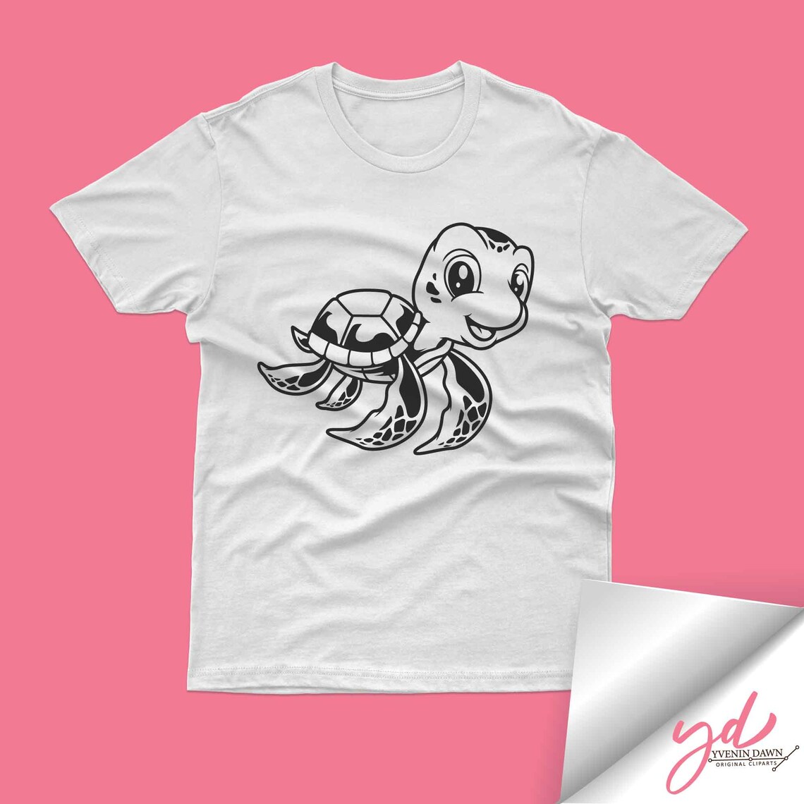 Turtle Svg Cute Baby Turtle Svg Sea Animal Svg Cute - Etsy