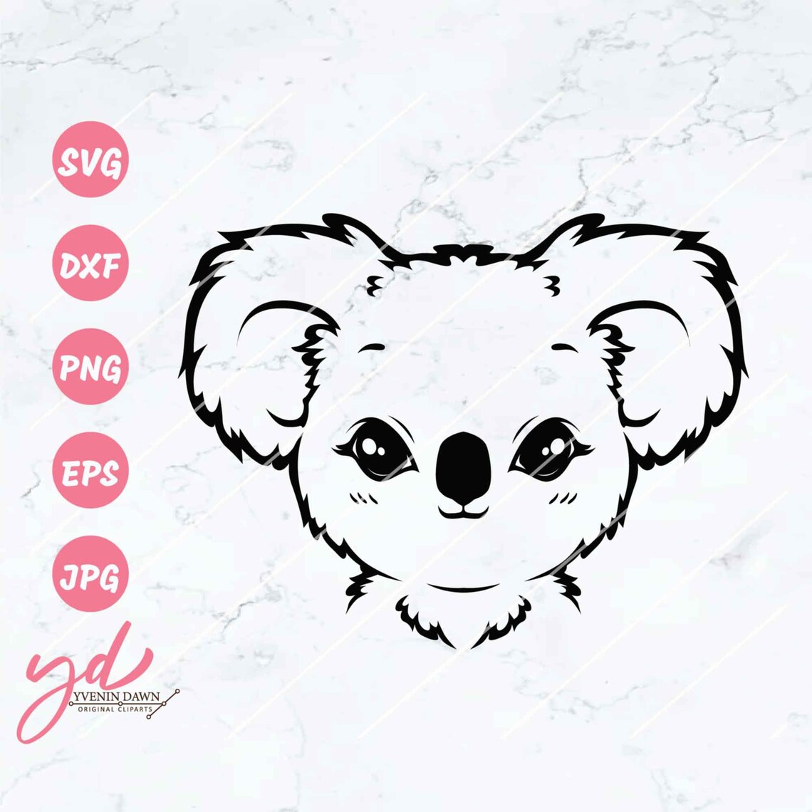 Koala Svg | Koala Face Svg | Cute Koala Face Svg | Kid Shirt Design ...