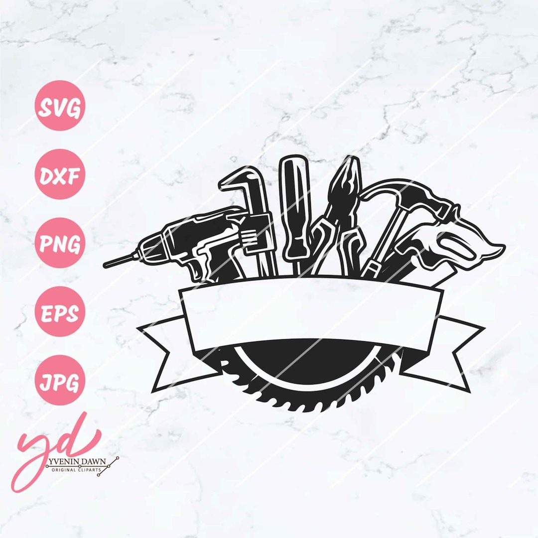 Carpenting Tools Svg Png | Carpenter Svg | Repair Tools Svg | Tool Box ...
