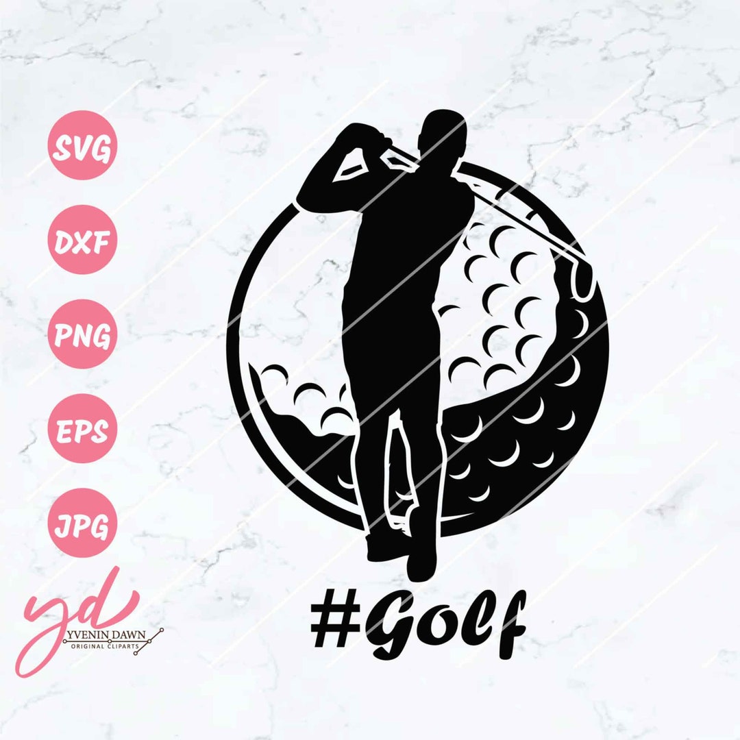 Golf Player Svg | Golf Svg | Golfing Svg | Golf Clubs Svg | Golf Ball ...