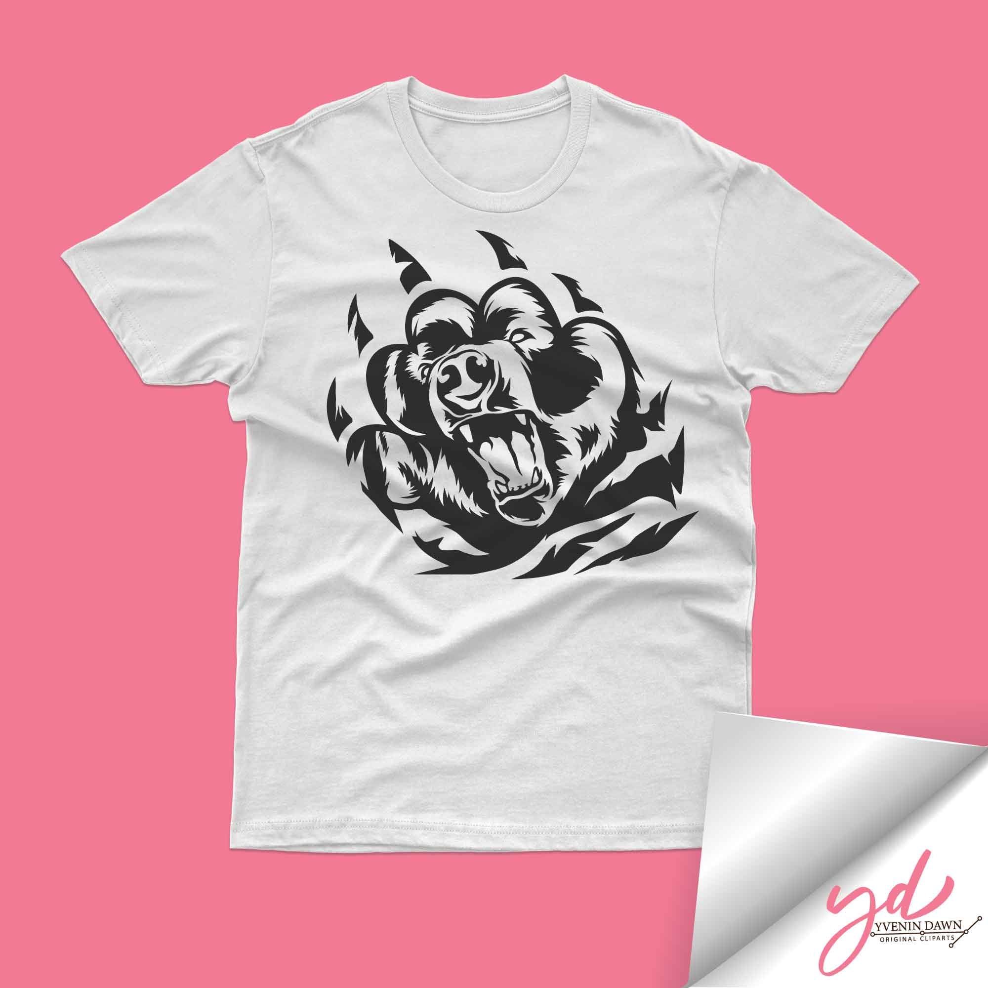 Bear Scratch Svg Bear Svg Bear Logo Svg Grizzly Bear Svg - Etsy Canada