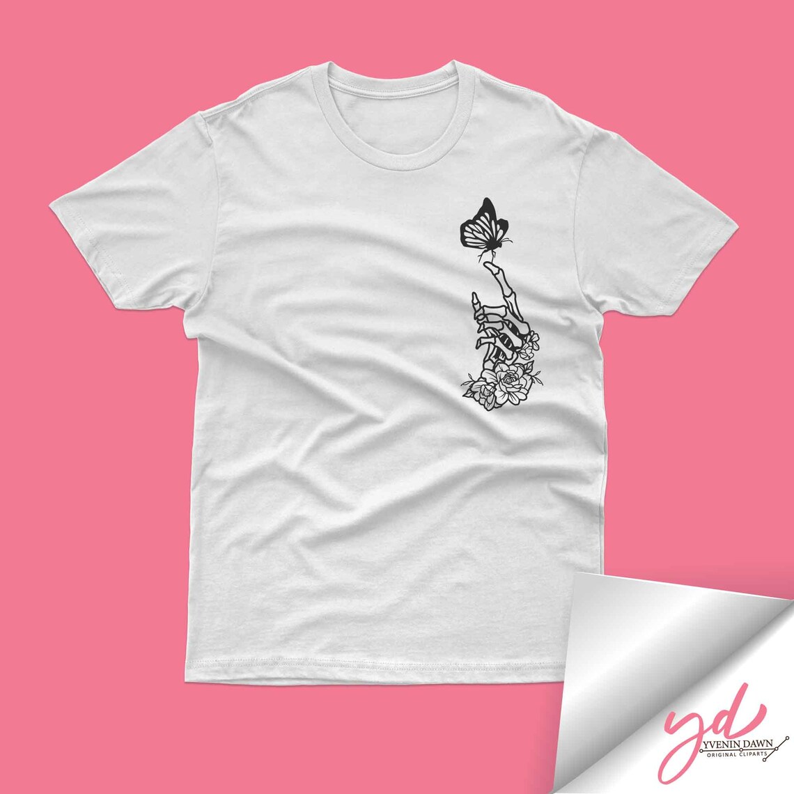 Floral Skeleton Hand With Butterfly Svg Skeleton Hands Svg - Etsy