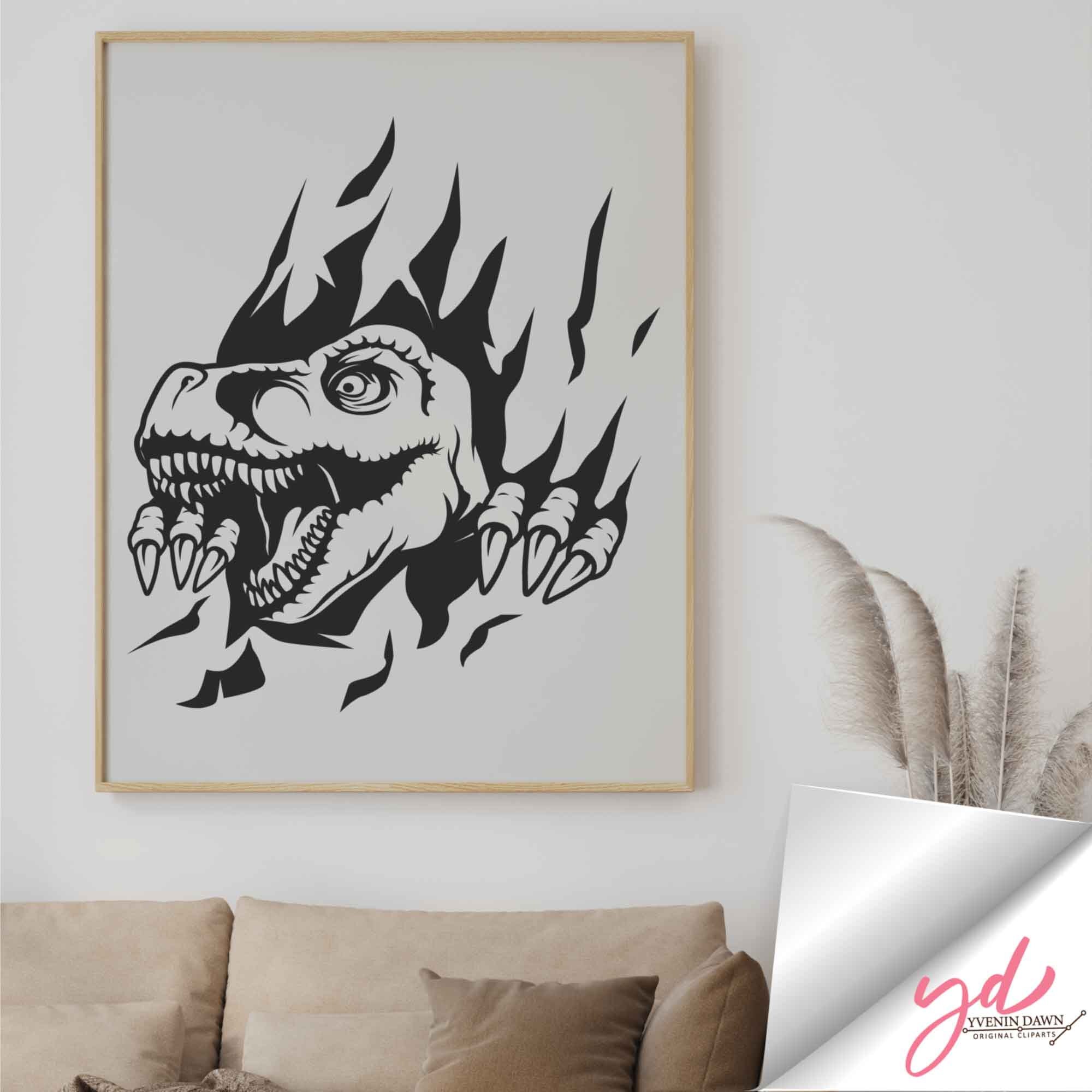 T Rex Scratch Svg T Rex Svg Dinosaur Svg Dino Scratch - Etsy