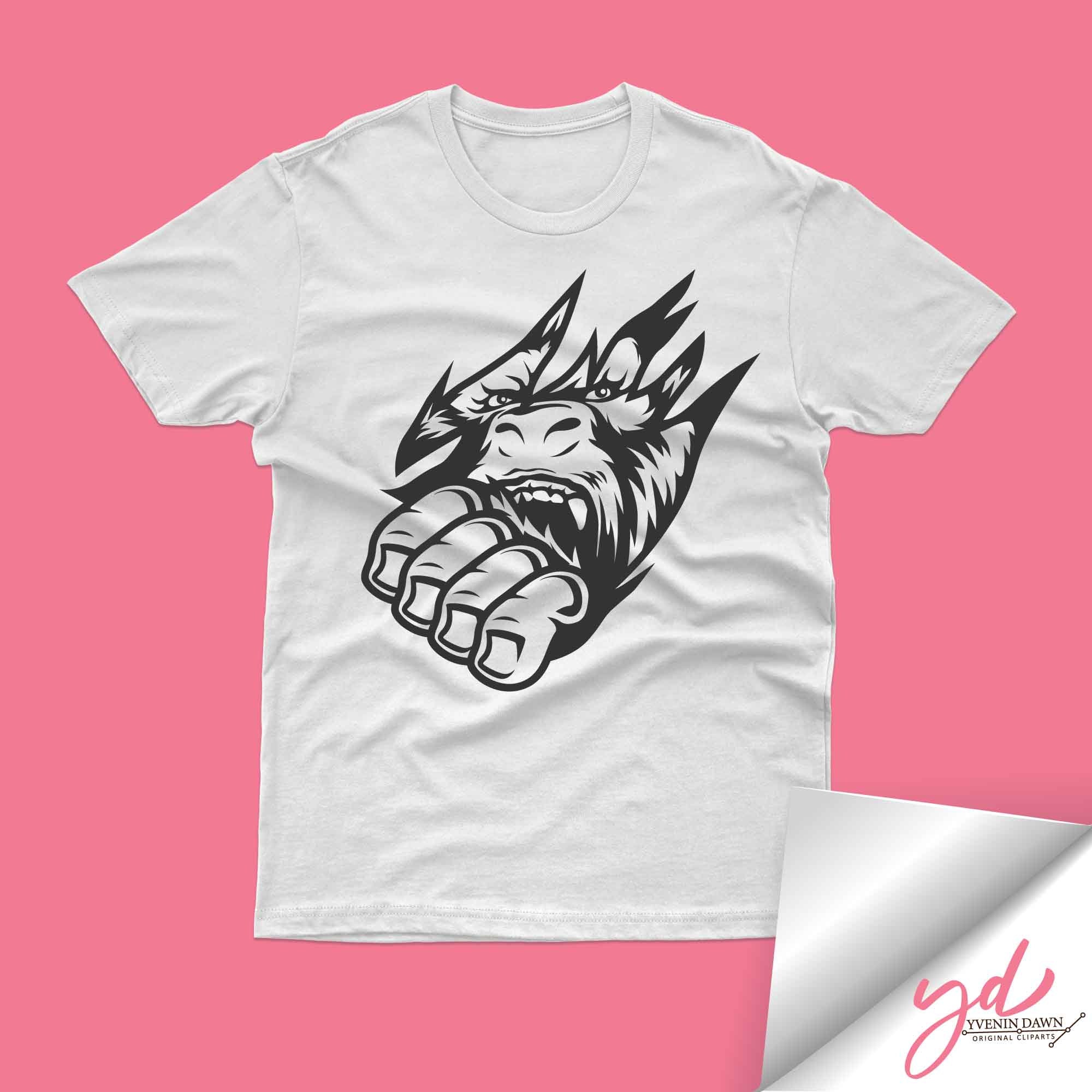 Gorilla Scratch Svg Claw Scratch Svg Gorilla Claw Svg - Etsy UK