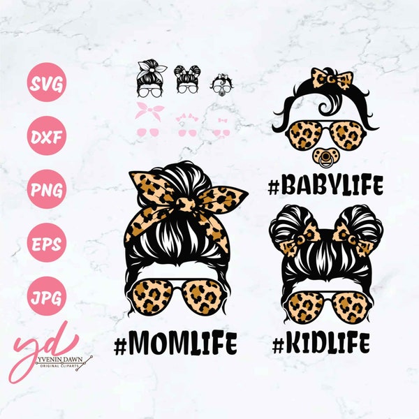 Momlife Svg - Etsy