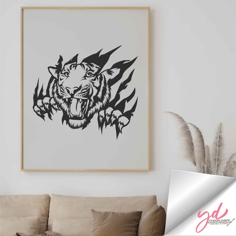 Tiger Svg Tiger Scratch Svg Tiger Claw Svg Tiger Decals - Etsy