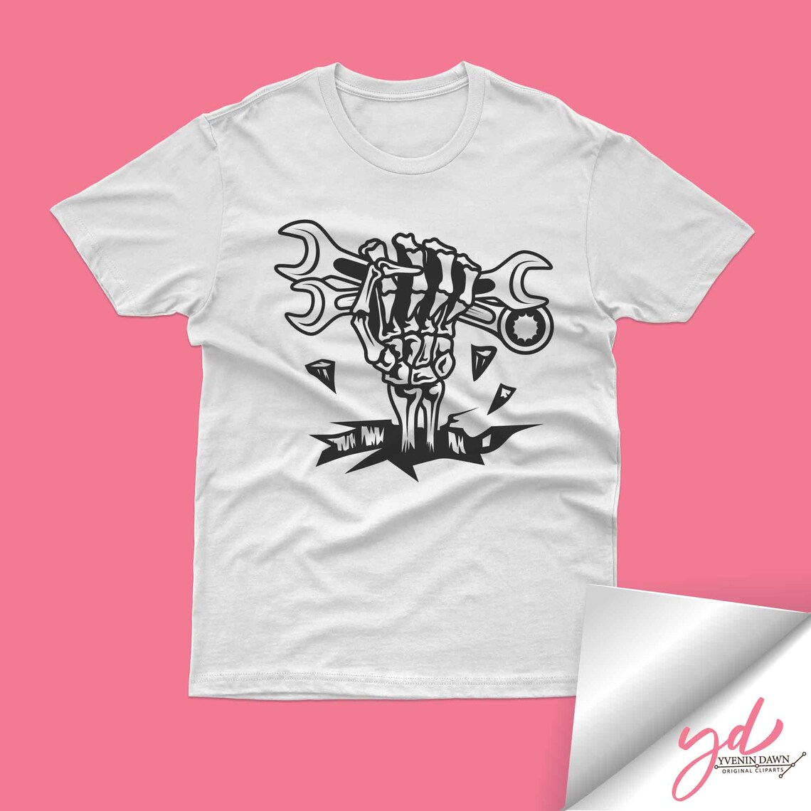 Mechanic Skeleton Hand Svg Hand Through Wall Svg Skeleton - Etsy