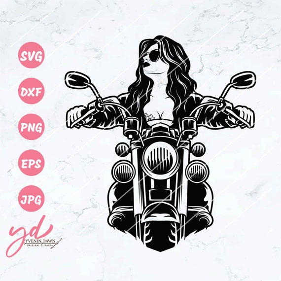 Girl Biker Svg Girl Rider Svg Biker Svg Biker Clipart - Etsy Canada