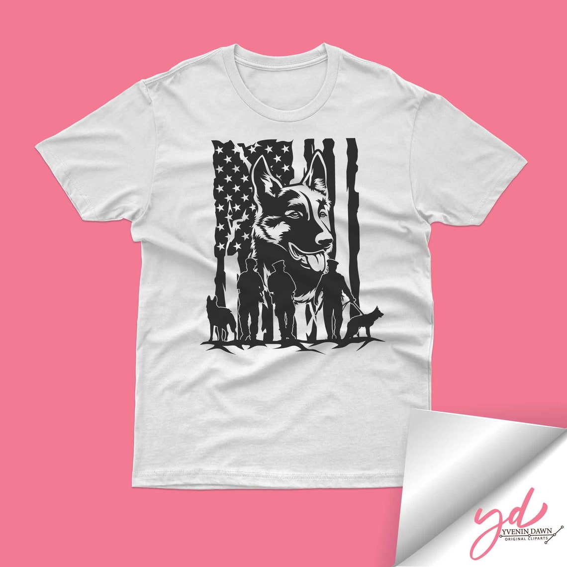 Patriotic Svg Patriotic German Shepherd Svg Police Dog Svg | Etsy