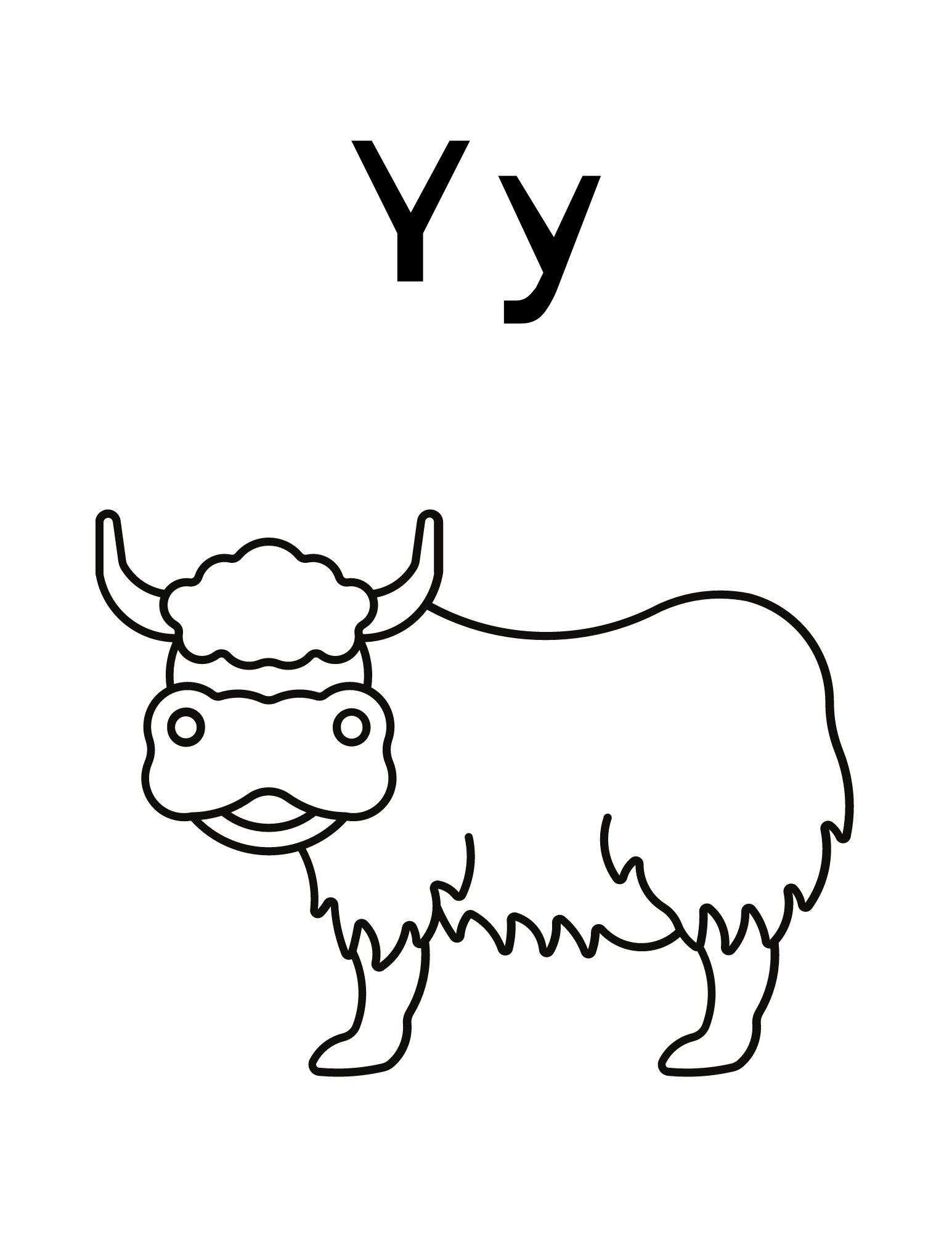 Alphabet Coloring Book Printable - Etsy