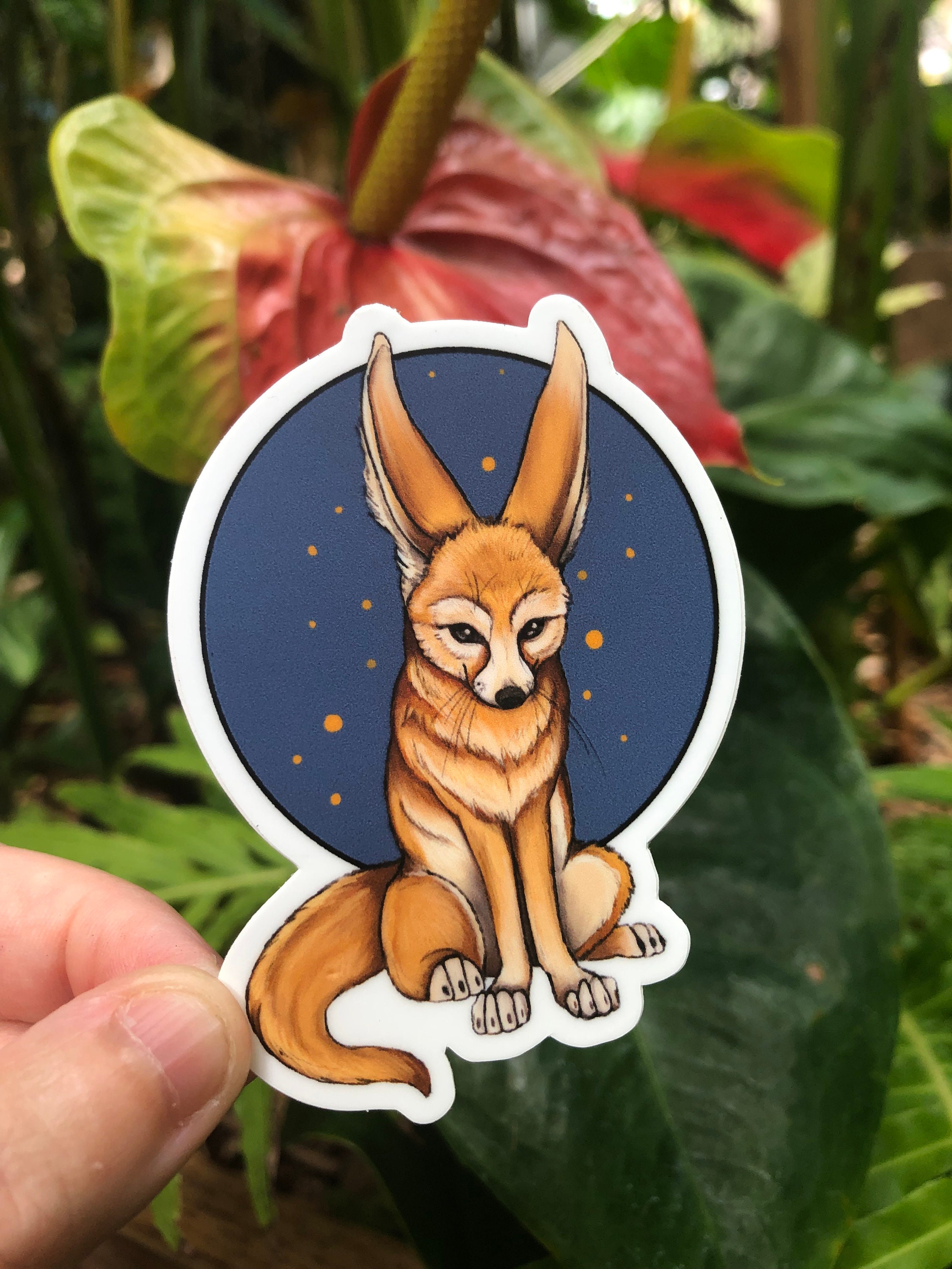 Fennec Fox Sticker Pack 3 Count - Etsy