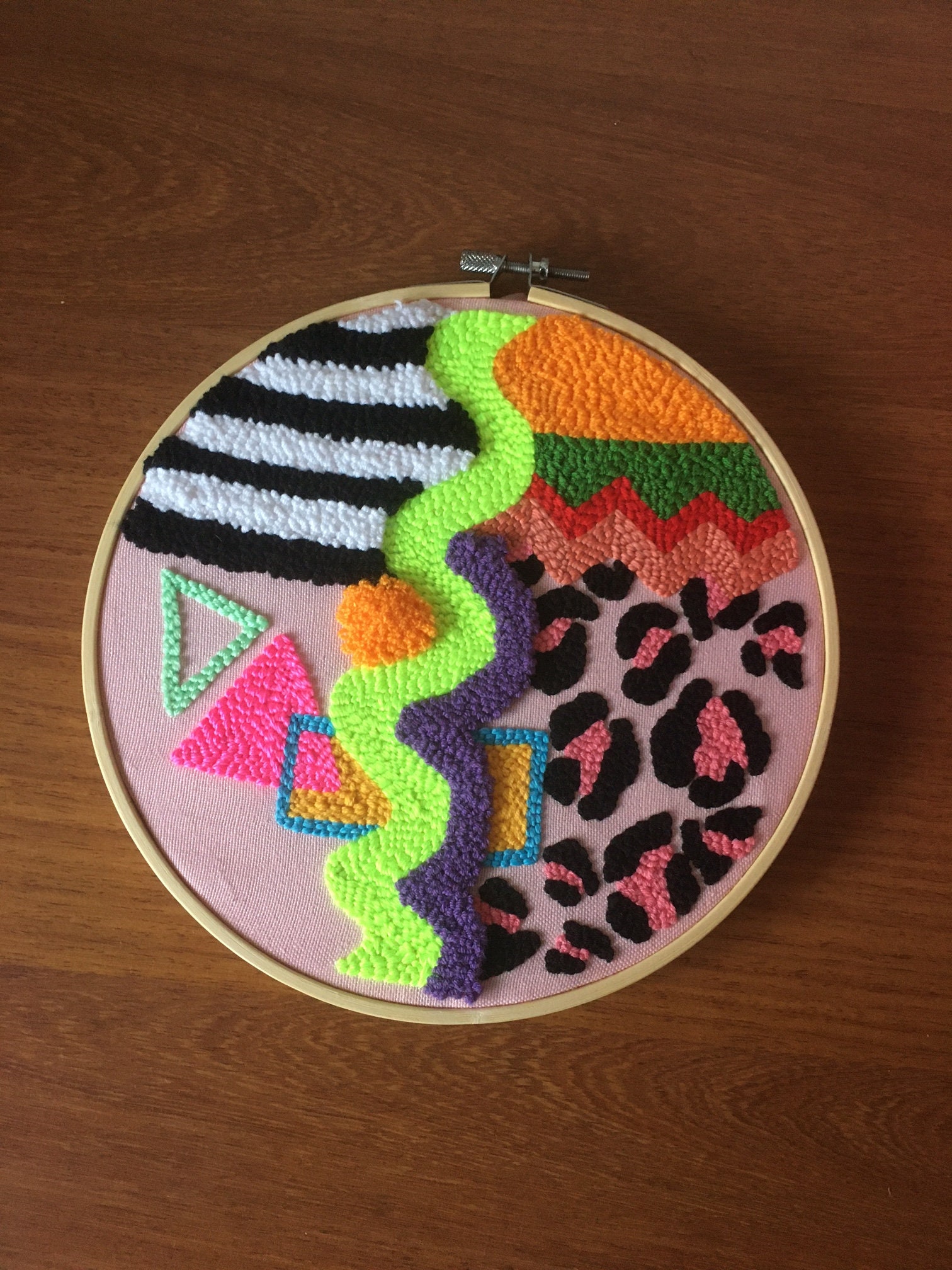 Punch Embroidery,punch Needle Wall Decor,colorful Punch Needle Decor ...