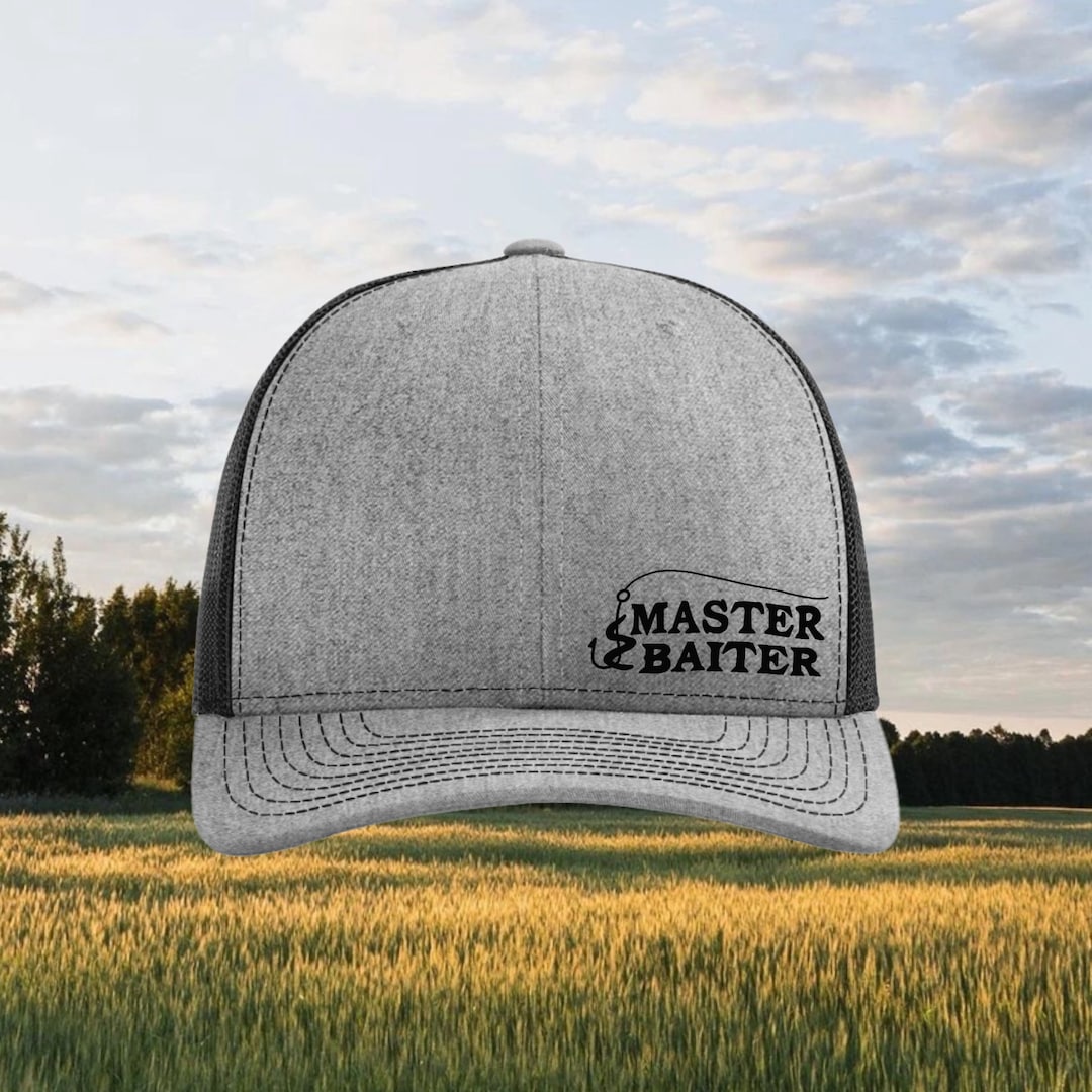 Master Baiter Trucker Hat/fishing Trucker Hat/punny Hat - Etsy