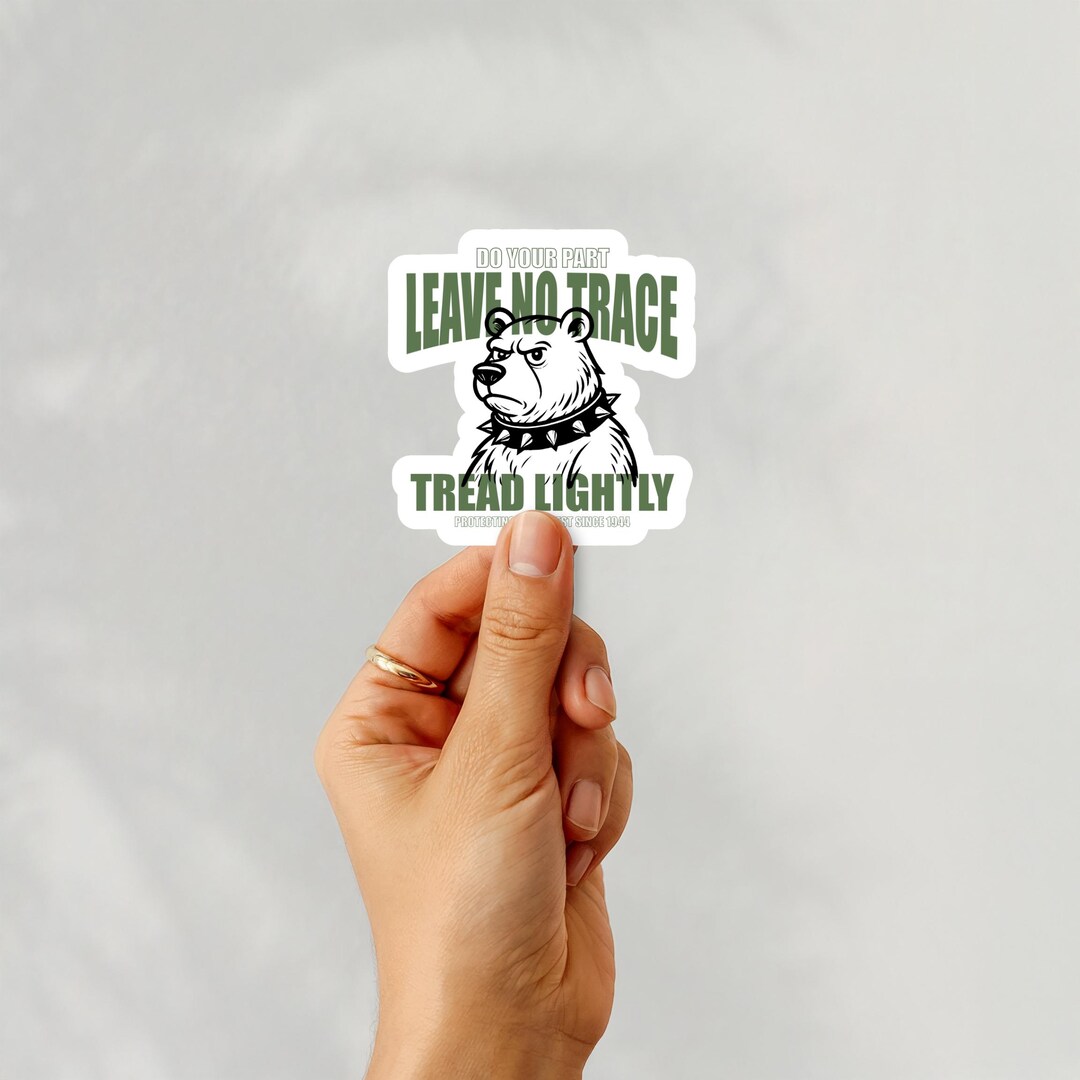 Leave No Trace Sticker - Etsy