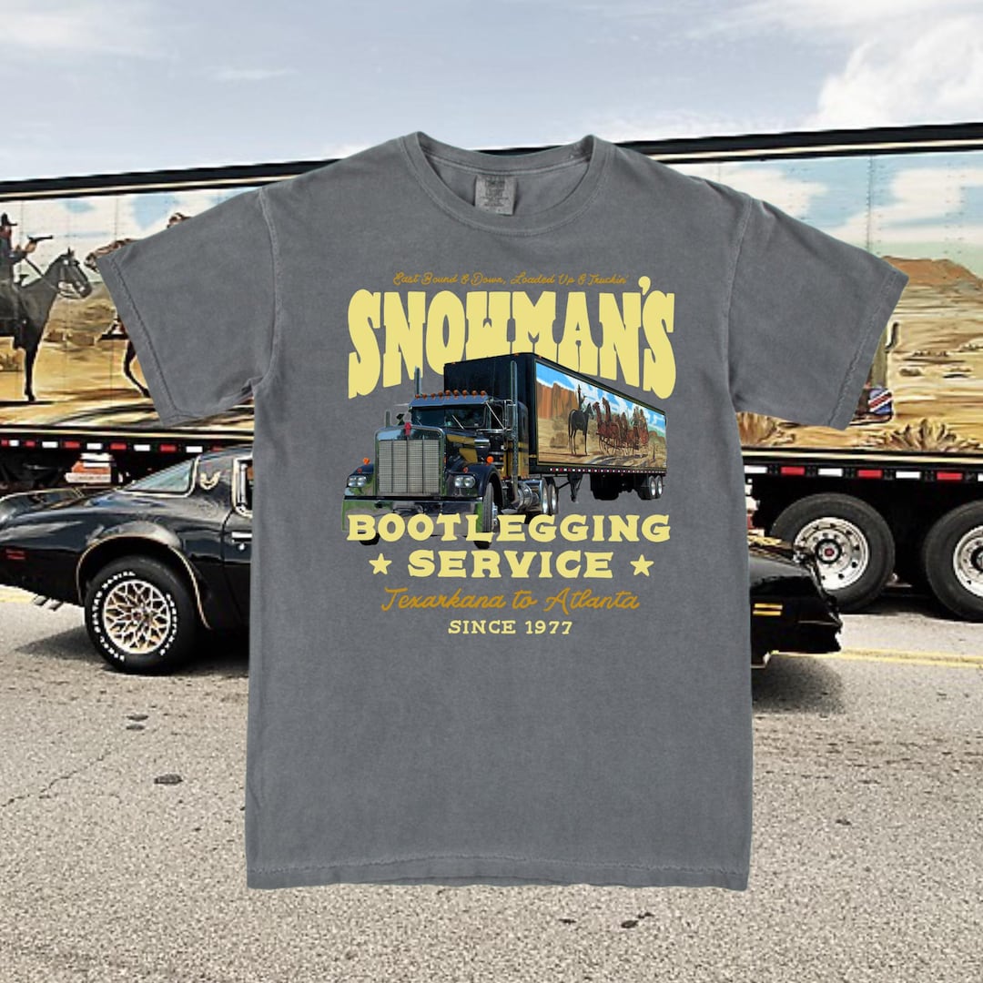 Smokey and the Bandit Snowman's Bootleg Tshirt, Snowman Shirt, Semi ...