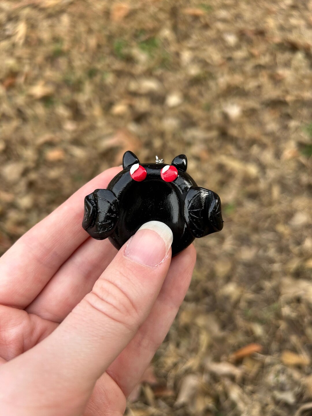Mothman Worry Stone, Polymer Clay Worry Stone, Cryptic Worry Stone - Etsy
