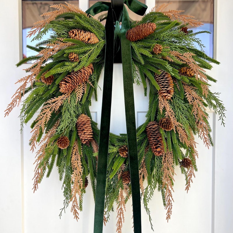 Cedar Wreath - Etsy