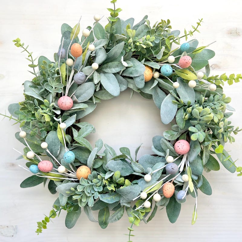 Easter Wreath - Etsy