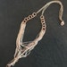 Silver and Copper Multi Chain Waterfall Necklace - Etsy