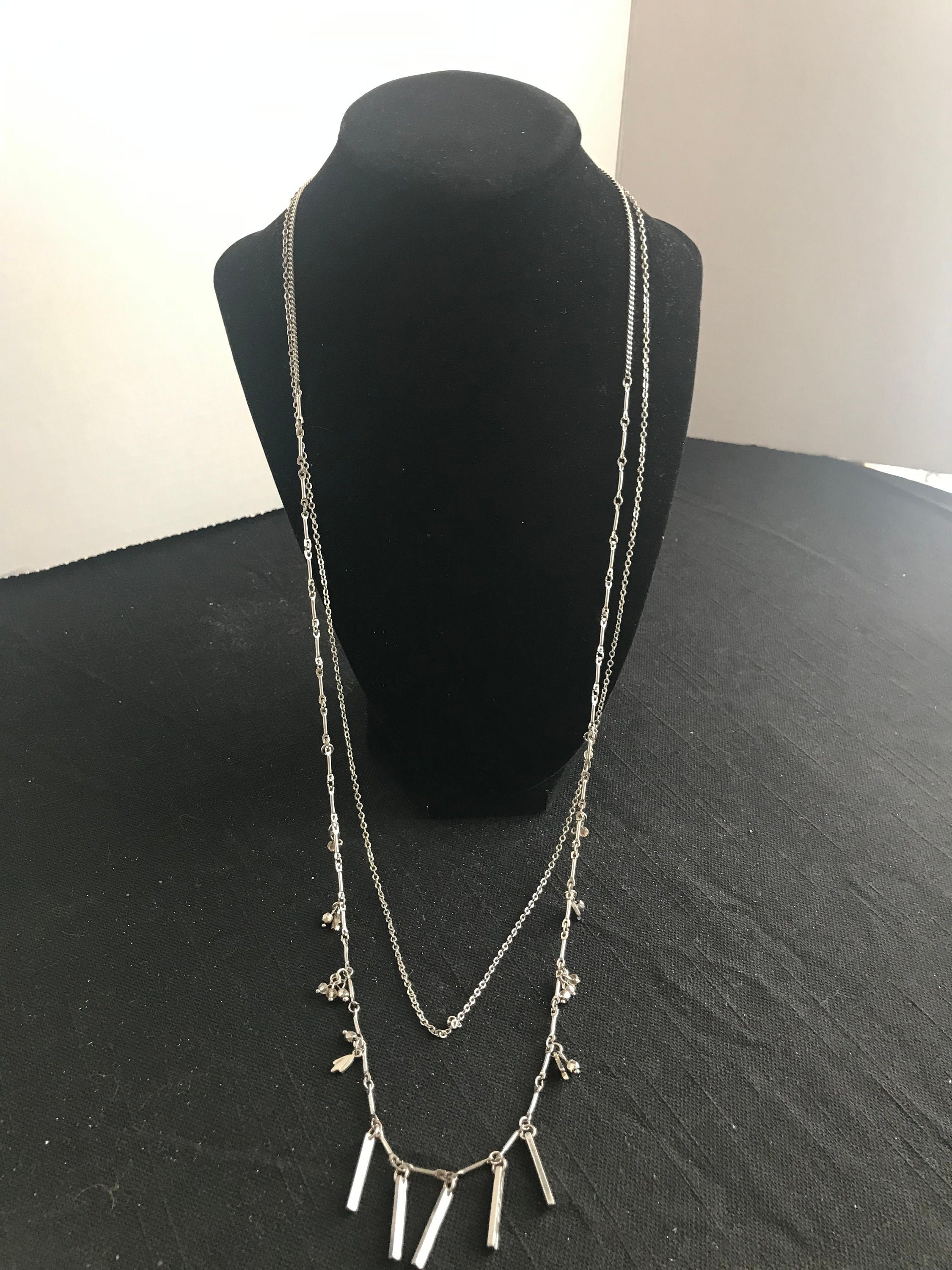 Double Strand Rope Length Necklace - Etsy