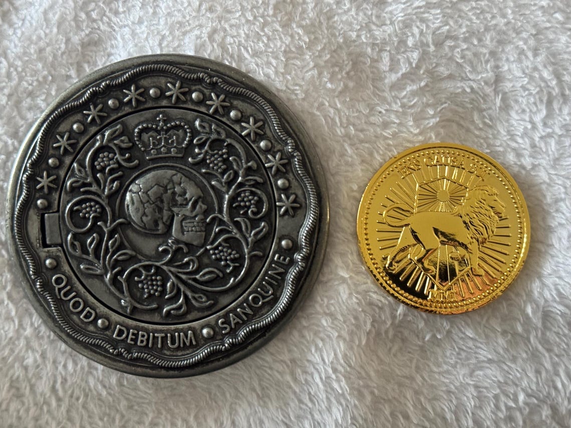 John Wick Blood Oath Marker (black Finish) - Etsy