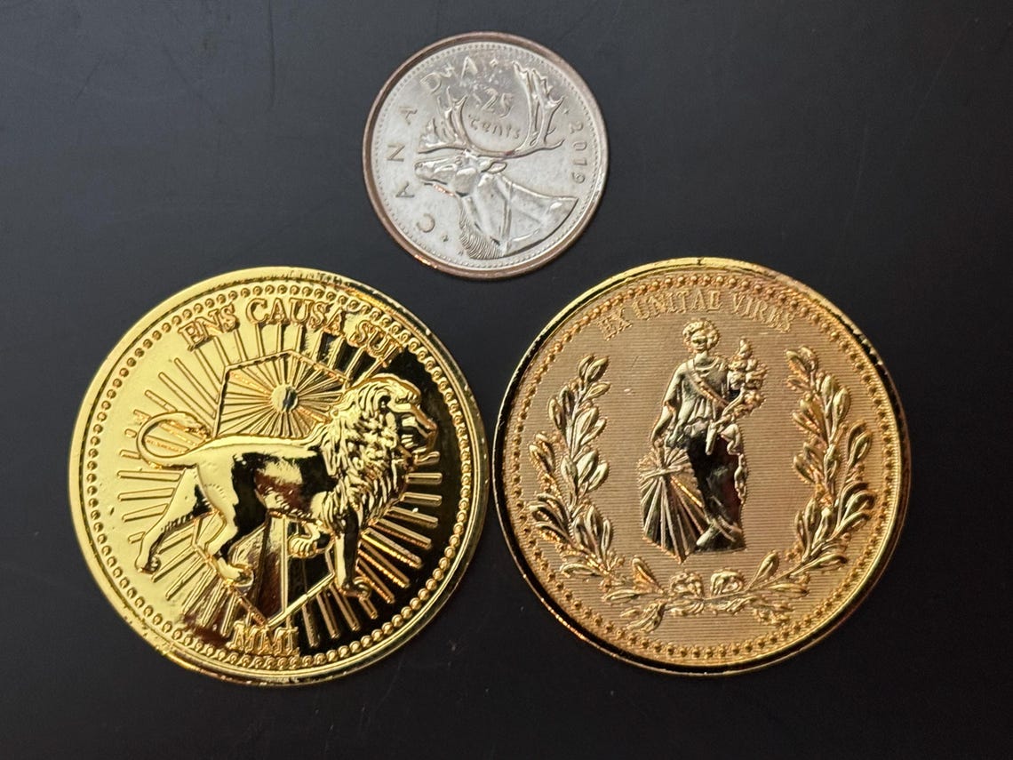 John Wick Continental Gold Coin - Etsy