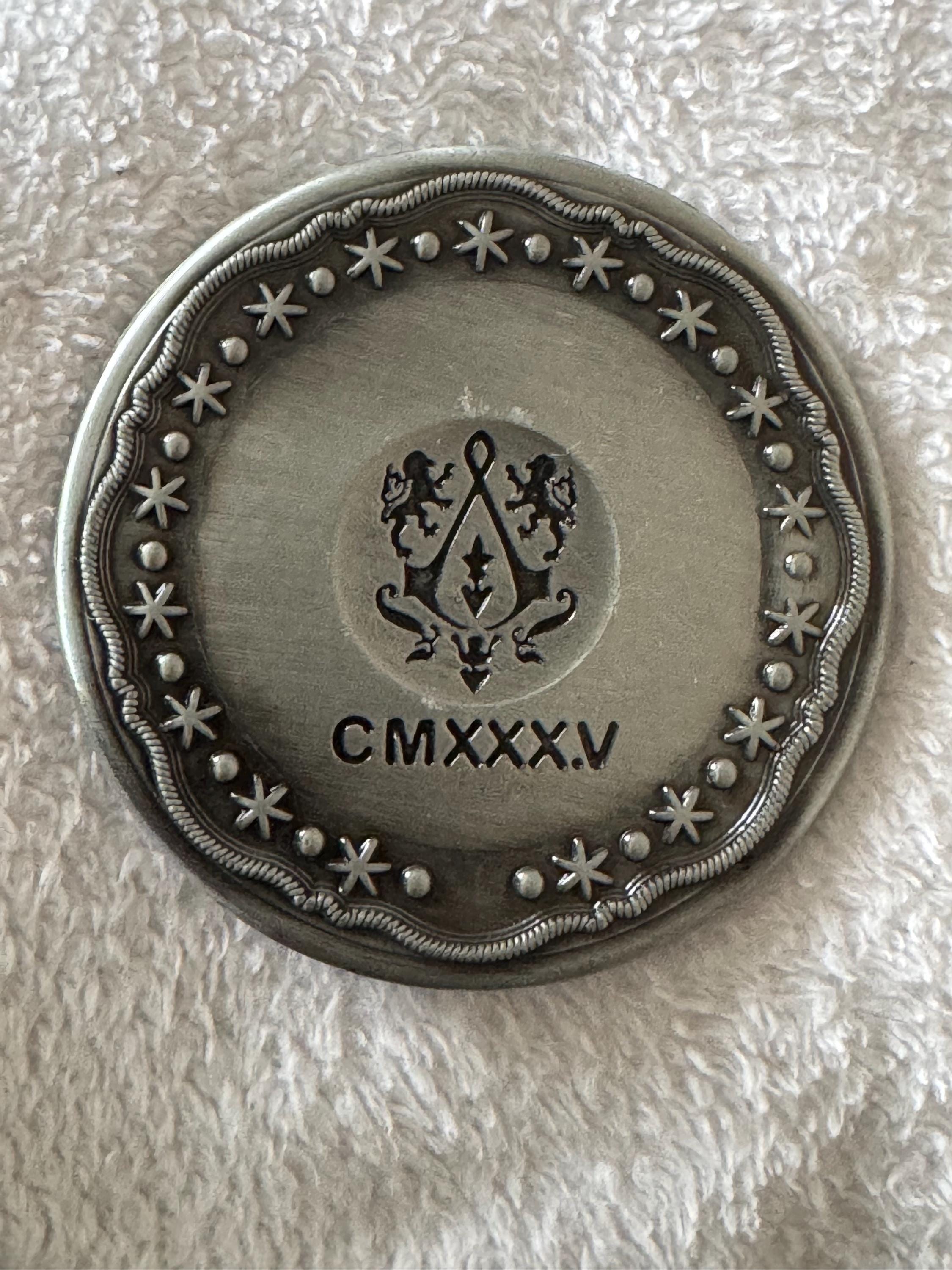 John Wick Blood Oath Marker (silver Finish) - Etsy