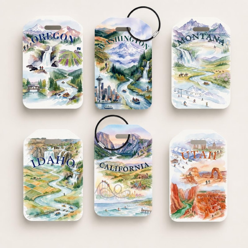 Washington Dc Luggage Tag - Etsy
