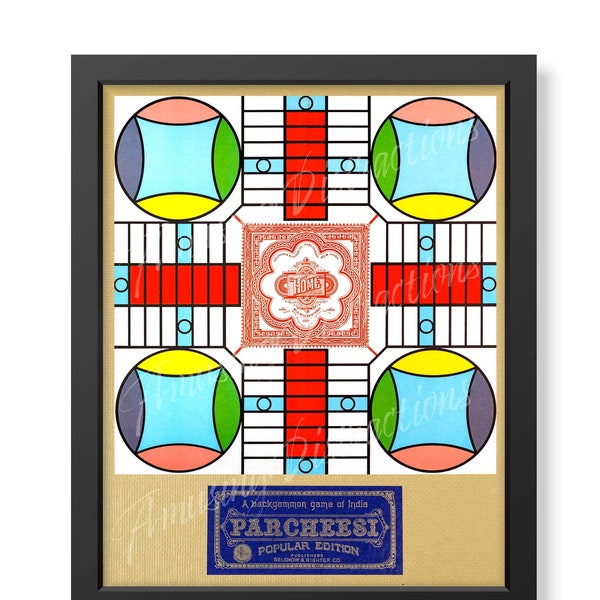 Parcheesi Board Game - Etsy
