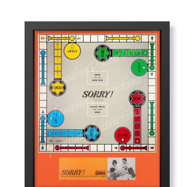 Sorry Game Board - Etsy