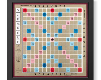 Scrabble Board - Etsy