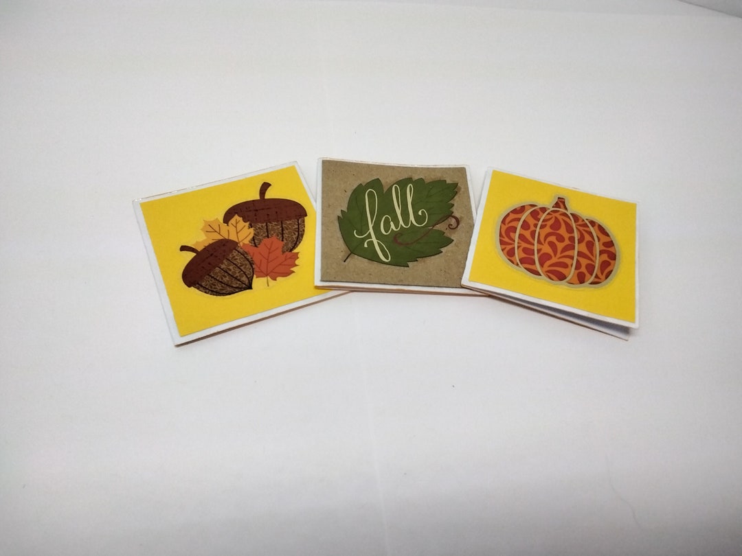 Fall Gift Tags/mini Cards - Etsy