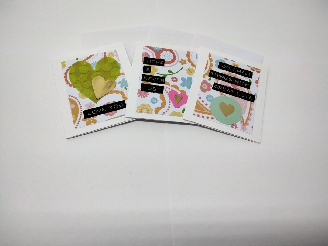 Mini Card Set With Envelopes - Etsy